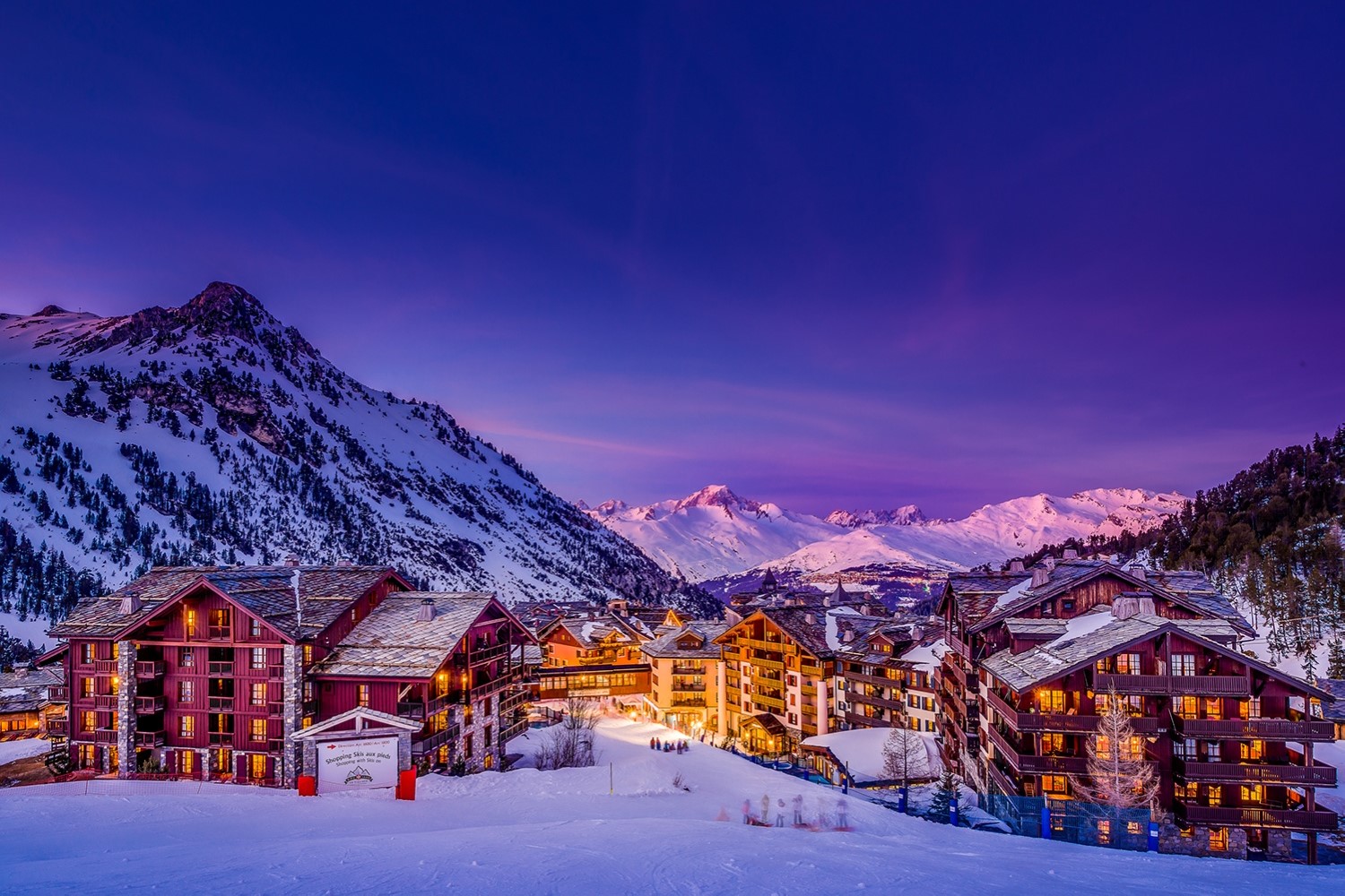 Resort guide Arc 1950: maps, restaurants & information